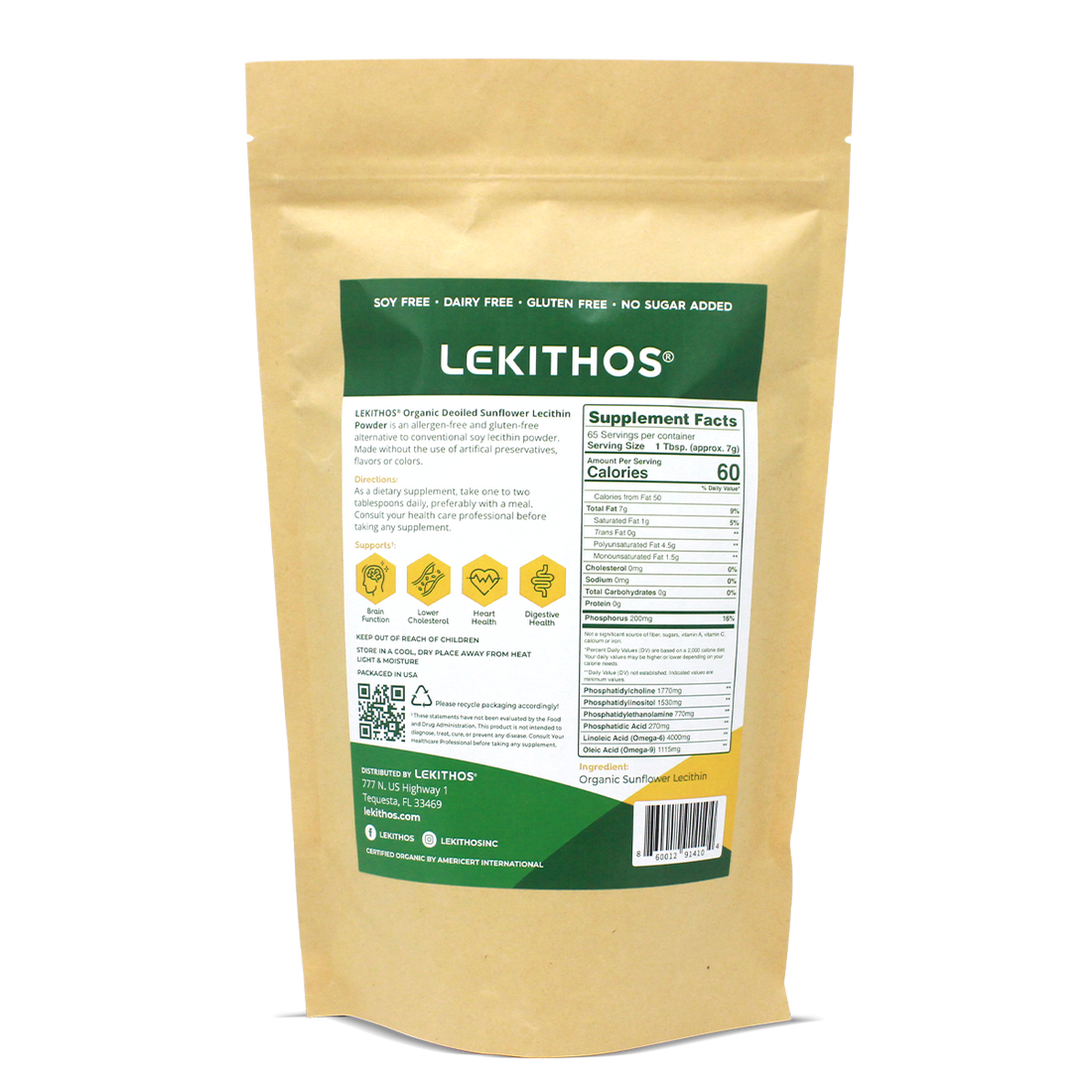 Lekithos Organic Deoiled Sunflower Lecithin Powder – Lekithos® Inc.